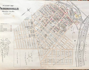Phoenixville Map - Etsy
