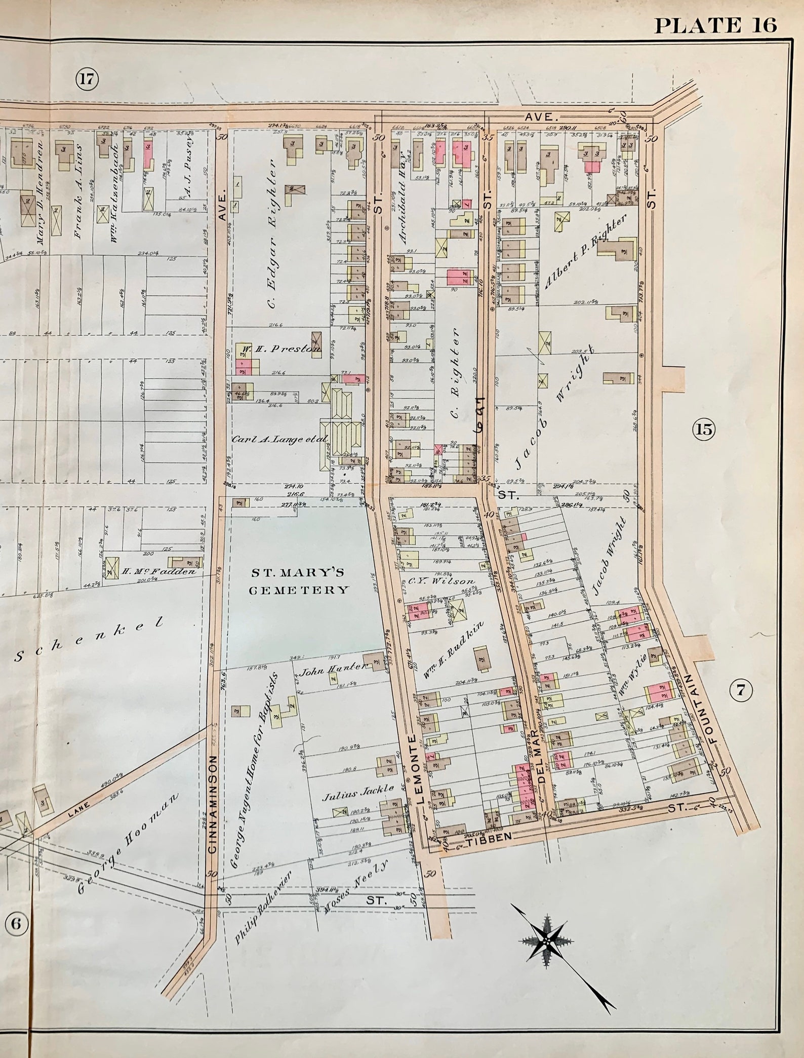 Roxborough Map Original 1911 City of Philadelphia Atlas - Etsy
