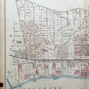 Tacony Map, Frankford Map, Original 1910 City of Philadelphia Atlas Map ...