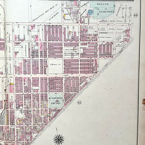 Juniata Park Map, Northeast Philadelphia Map, Fairhill Map, Original ...
