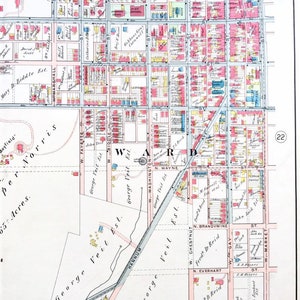 West Chester Map, Original 1912 Chester County Atlas, Devon to ...