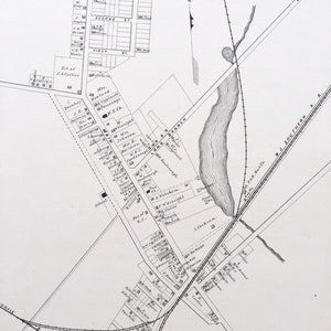 Farmingdale Map, Original 1878 New Jersey Shore Atlas, Monmouth County ...