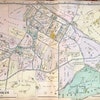 Bala Cynwyd Map, Original 1961 Main Line Pennsylvania Railroad Atlas ...