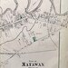Matawan New Jersey Map, Original 1873 Monmouth County Atlas, Raritan ...