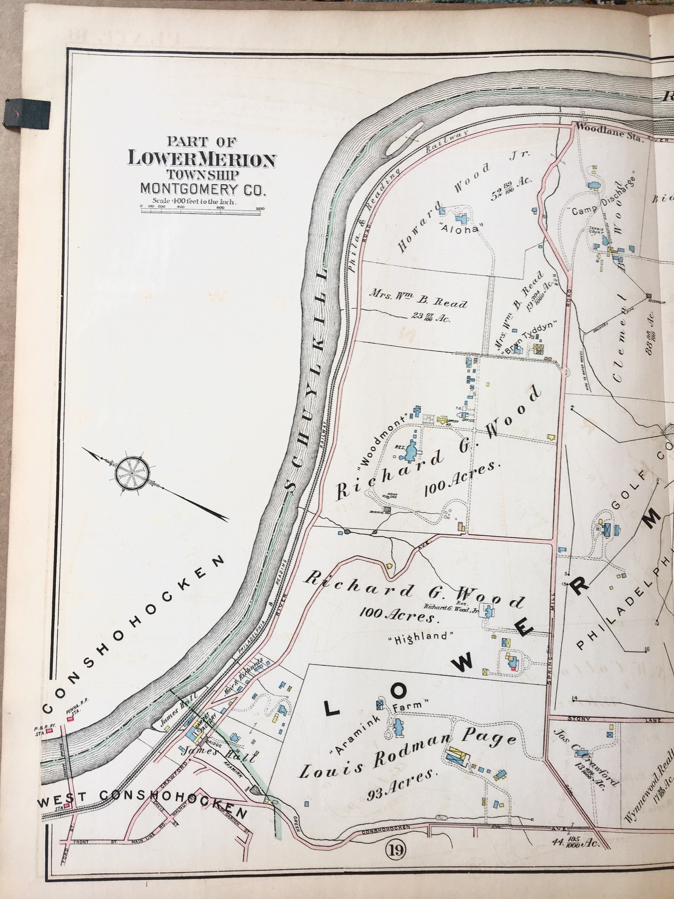 Gladwyne Map Original 1926 Mainline Pennsylvania Railroad - Etsy UK