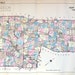 New Britain Township Map, Original 1948 Bucks County Atlas, Chalfont ...