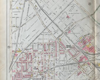 Somerton Map, Byberry Map, Original 1910 City of Philadelphia Atlas Map ...