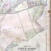 Upper Darby Township Map, Original 1909 Delaware County Atlas, Tower ...