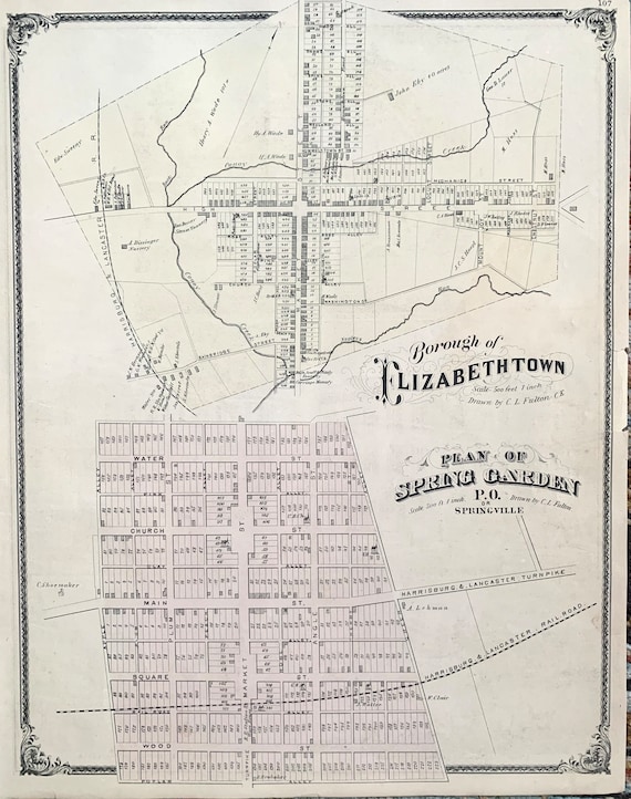 Elizabethtown Nj Map