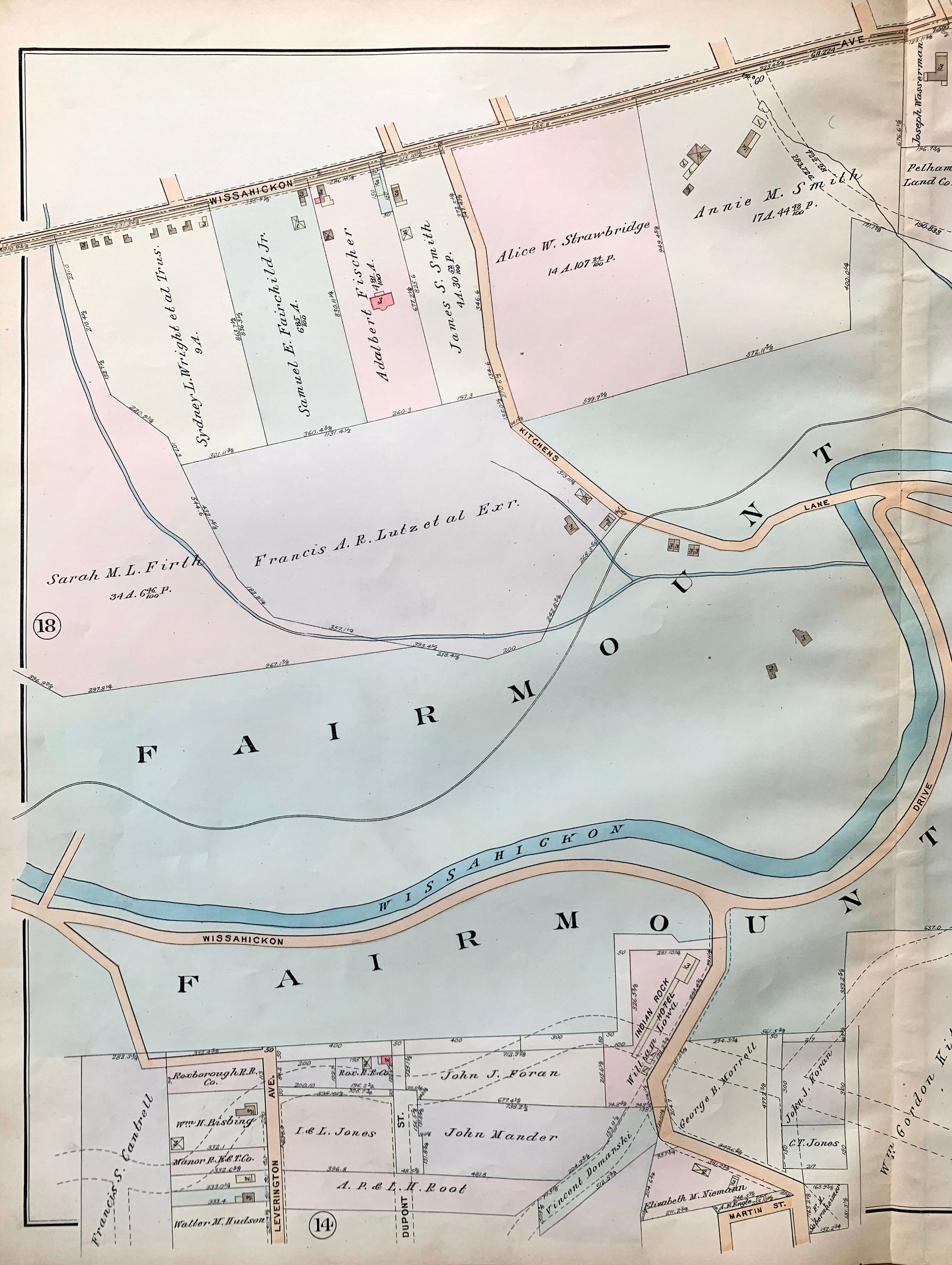 Manayunk Map Roxborough Map Original 1911 City of - Etsy