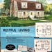 Vintage House Plan Poster, Original 1950s Weyerhaeuser Mid Century ...