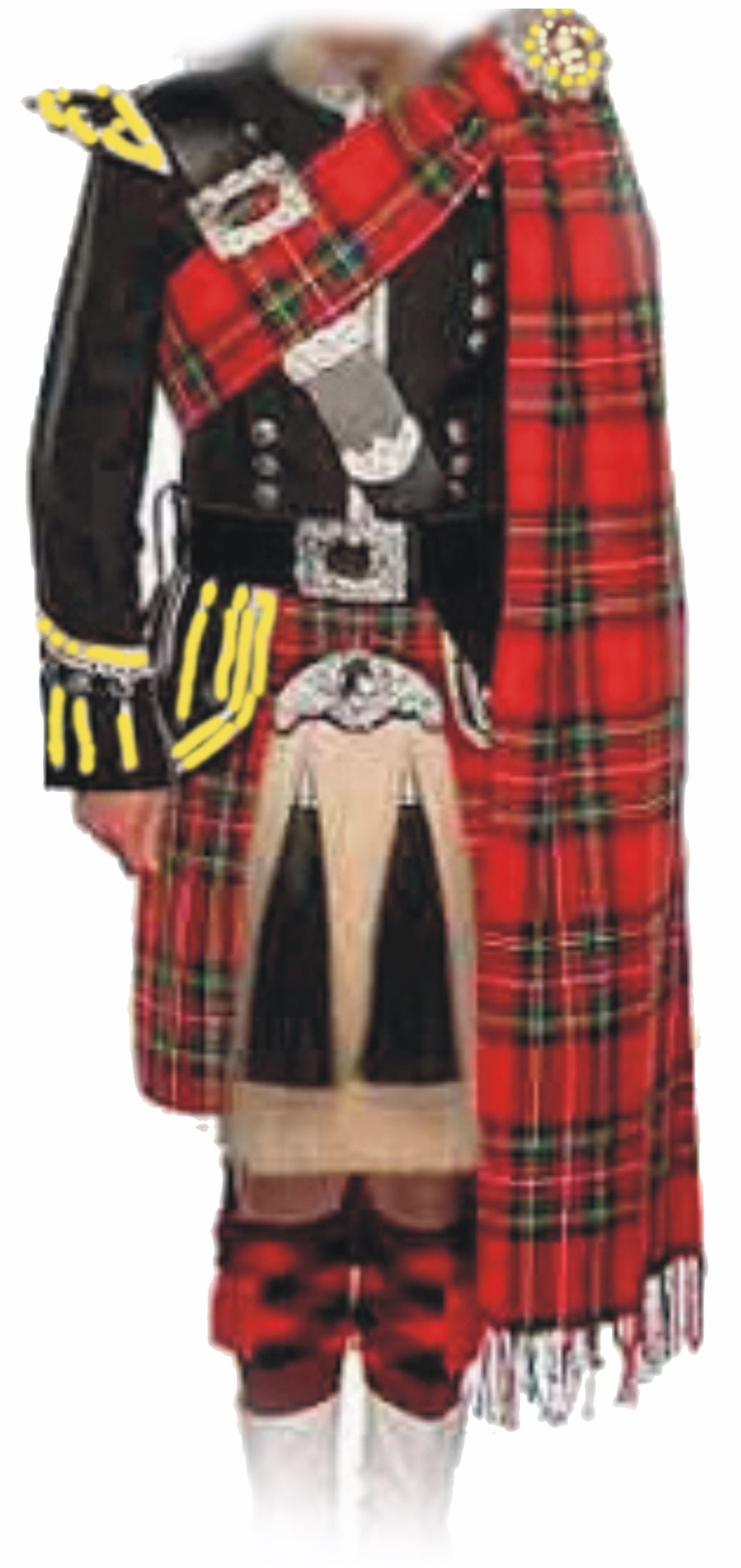 TARTAN PIPER PLAID: Supreme Tartan Piper's Full Plaid-designed to ...