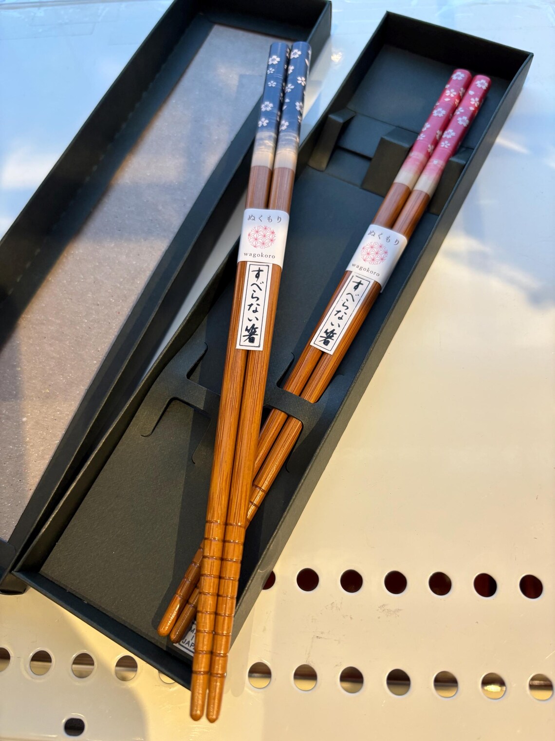 Japanese Style Solid Wood Chopsticks With Gift Box, 2 Pairs of Asian ...