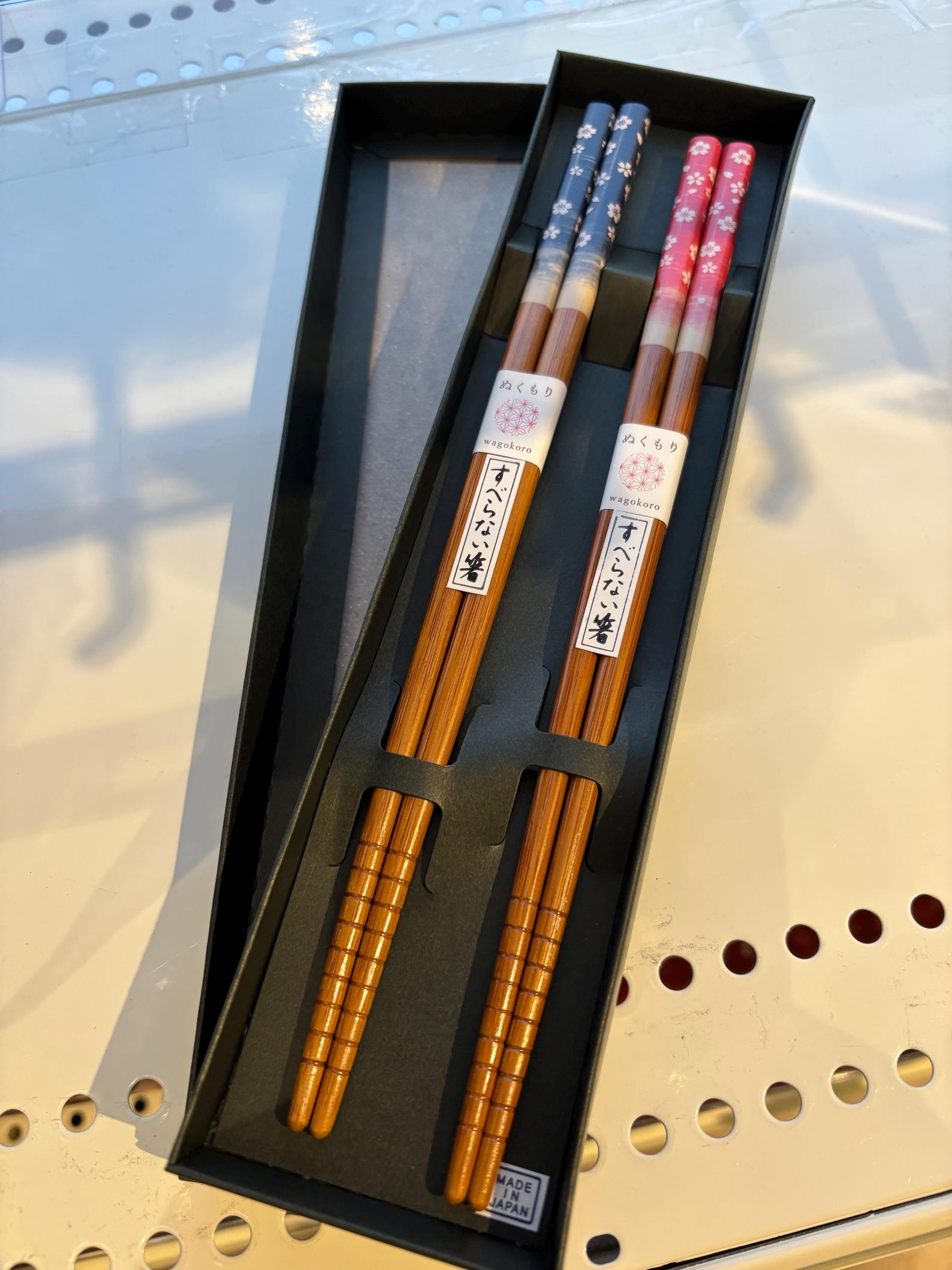 Japanese Style Solid Wood Chopsticks With Gift Box, 2 Pairs of Asian ...