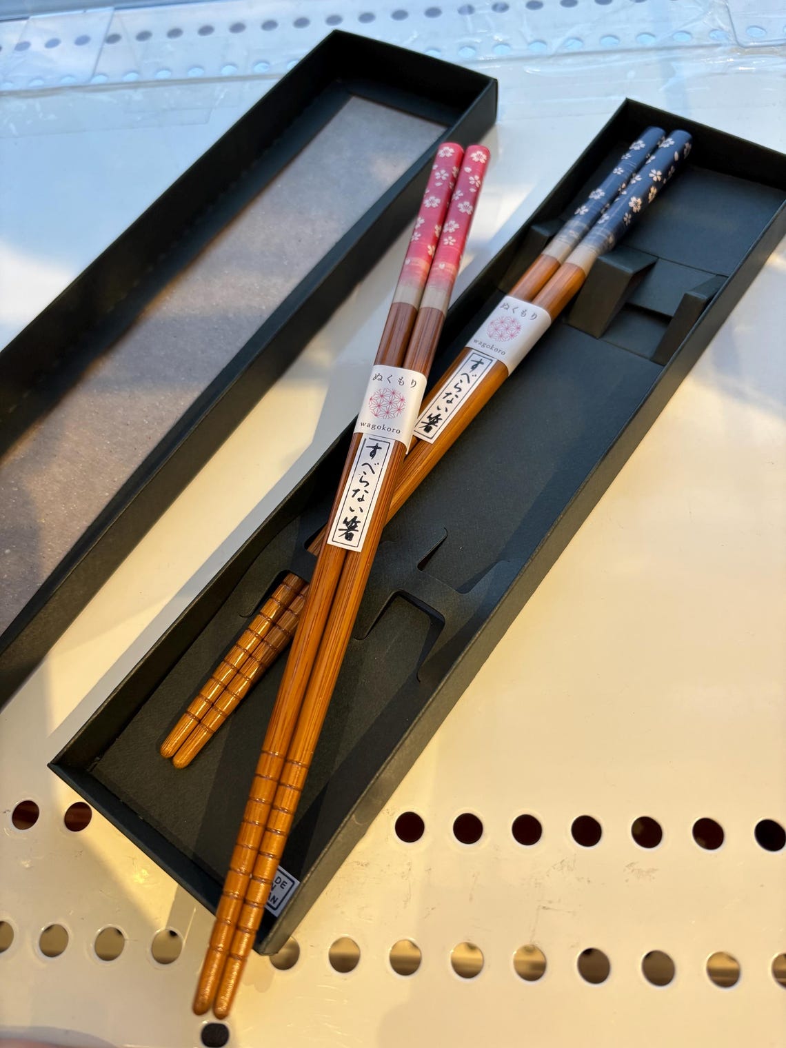 Japanese Style Solid Wood Chopsticks With Gift Box, 2 Pairs of Asian ...