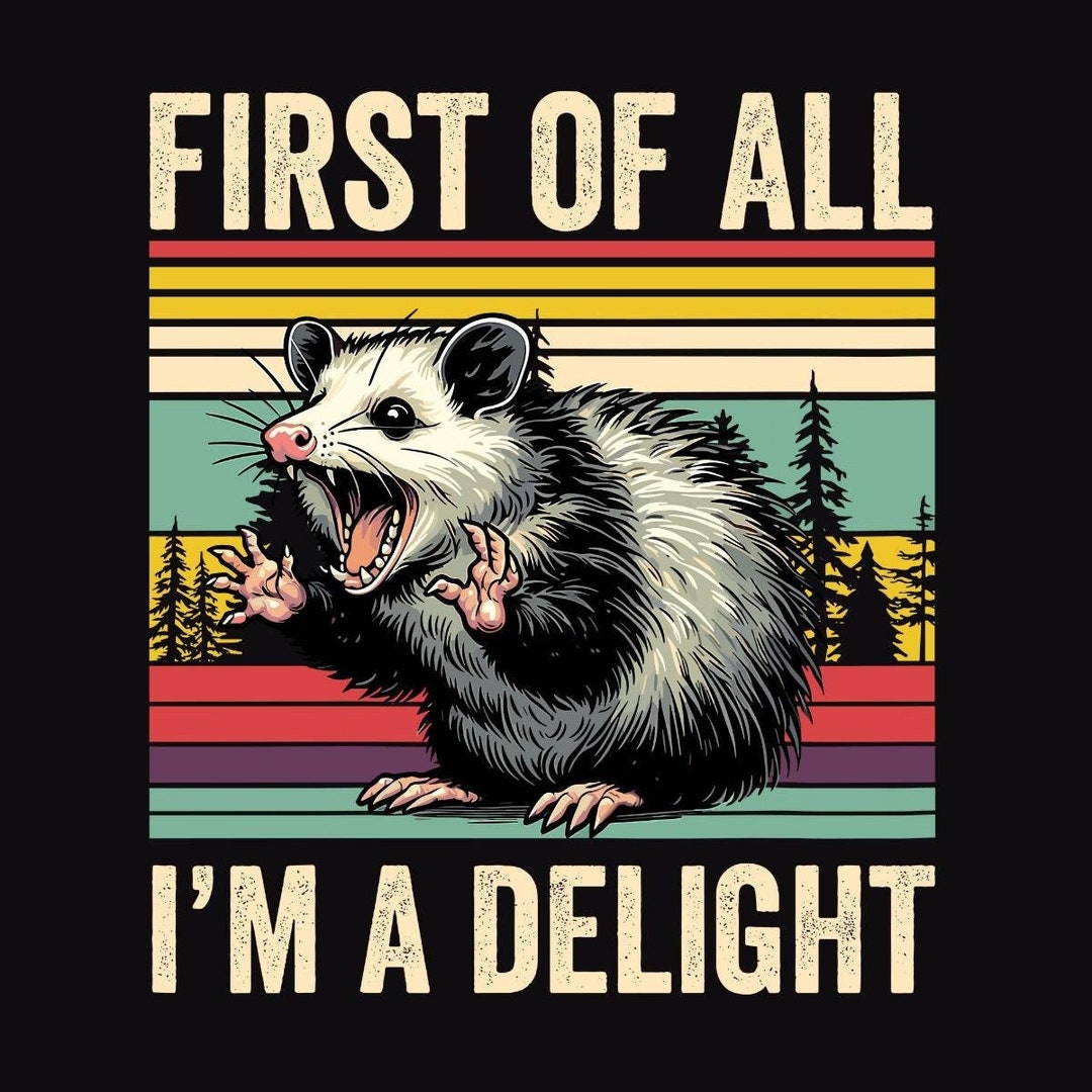 First of All I'm A Delight Sarcastic PNG, Funny Possum Png, Funny ...