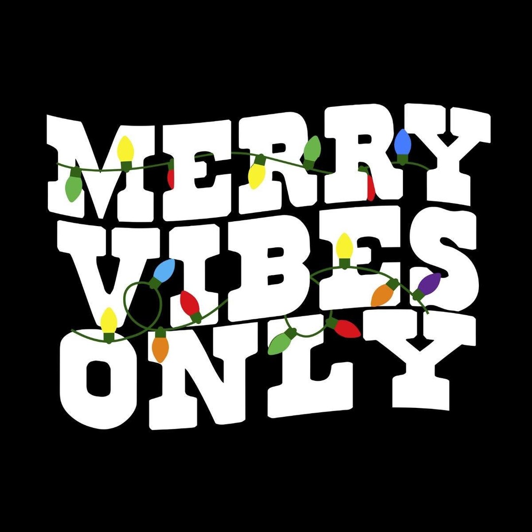 Merry Vibes Only Png, Retro Christmas Shirt Sublimation Designs,holiday ...