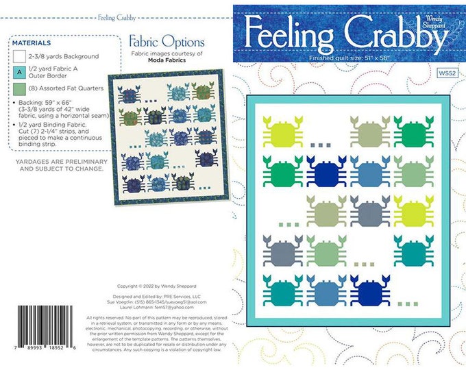 Wendy Sheppard Feeling Crabby Quilt Pattern - Etsy