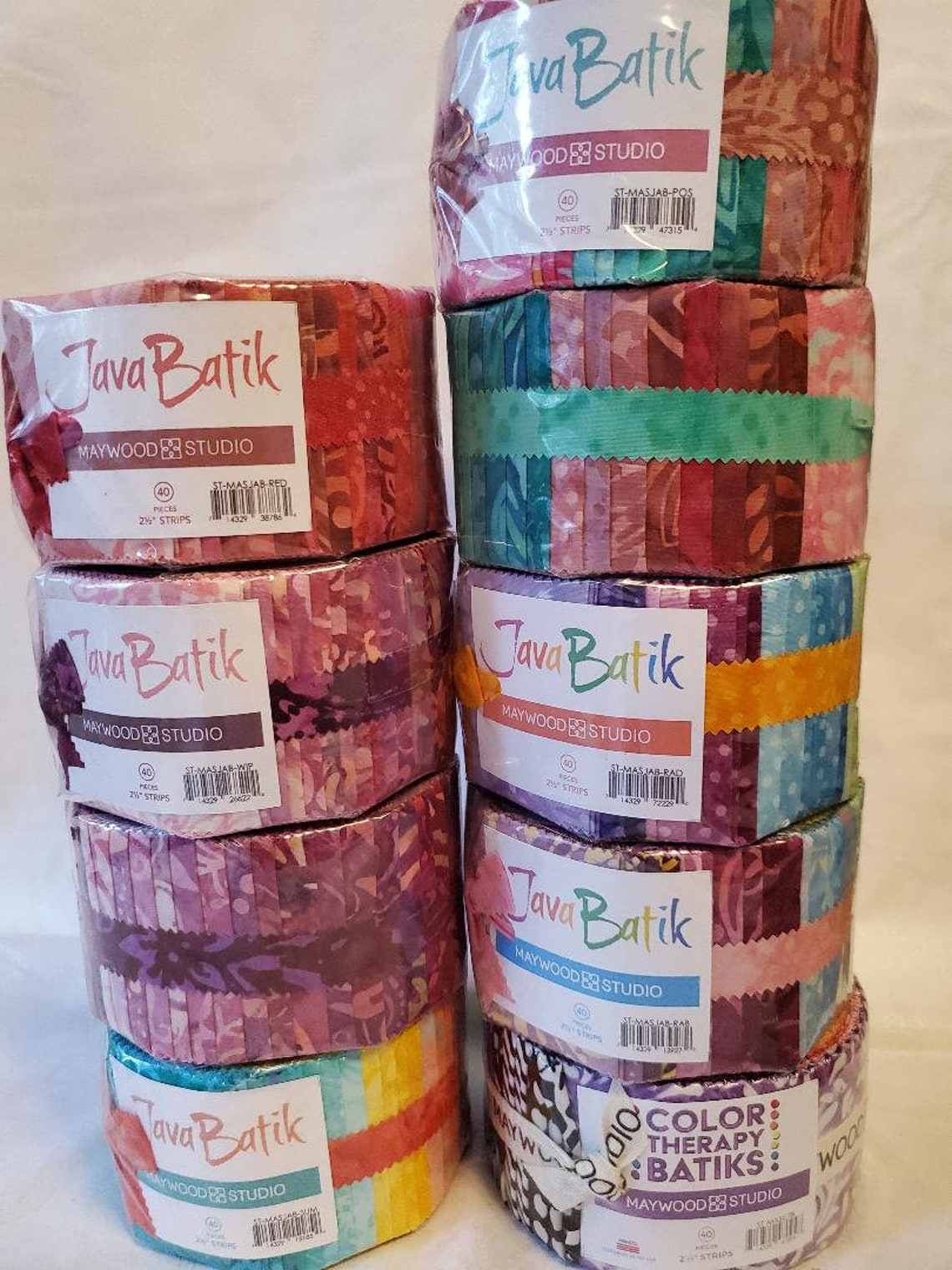 Java Batik by Maywood Studio. Jelly Roll Style. 2 1/2 Inch - Etsy