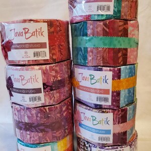 Java Batik by Maywood Studio. Jelly Roll Style. 2 1/2 Inch - Etsy
