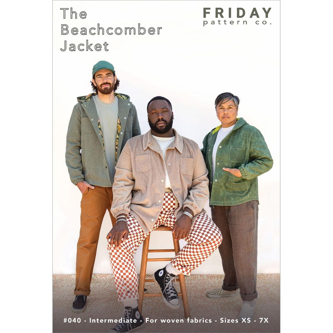 The Beachcomber Jacket Pattern by Chelsea Gurnoe - Friday Pattern ...