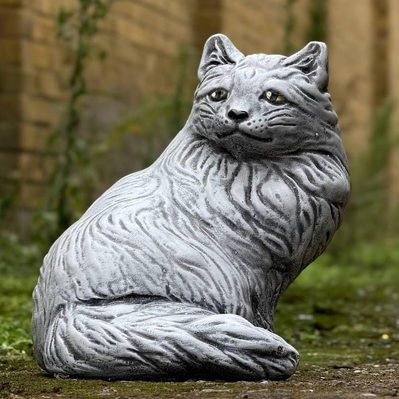 Outdoor Garden Cat Decor - Etsy