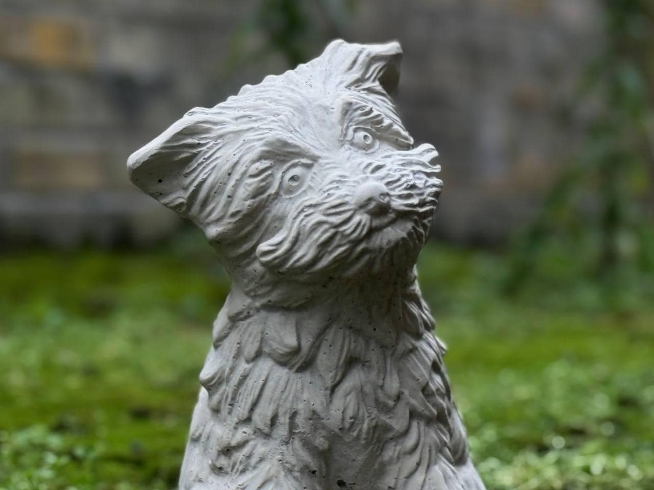 Yorkshire Terrier Concrete Statue Concrete Garden and Home Decoration ...