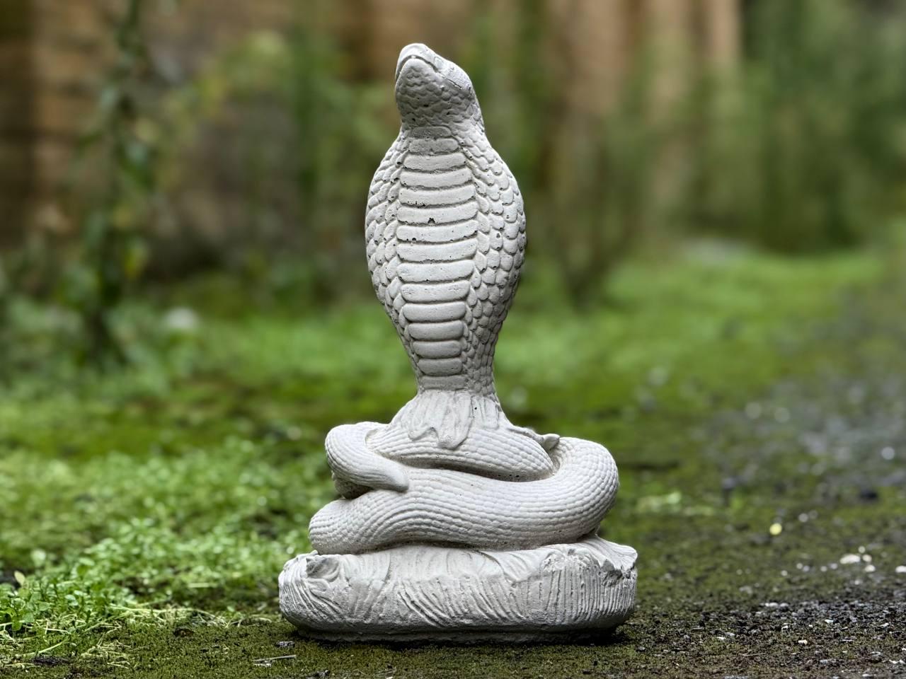 Concrete King Cobra Statue Stone Garden and Home Decoration Cement ...
