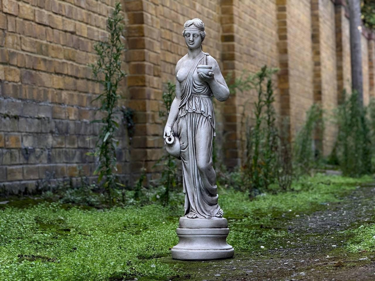 Elegant Greek Goddess Statue Classical Garden Decor Outdoor Woman ...