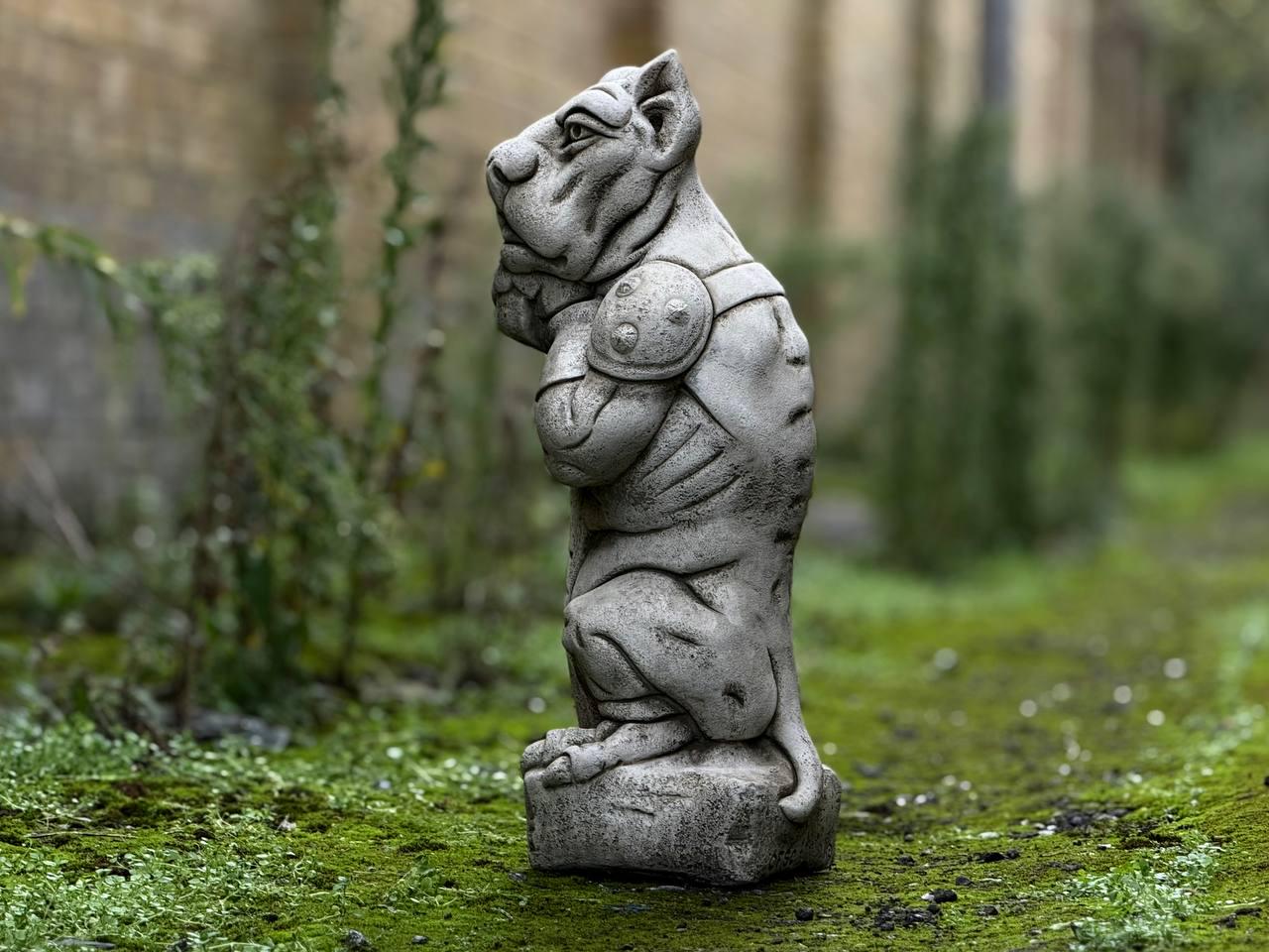 Medieval Gargoyle Warrior Statue Stone Gothic Protector Garden Guardian ...