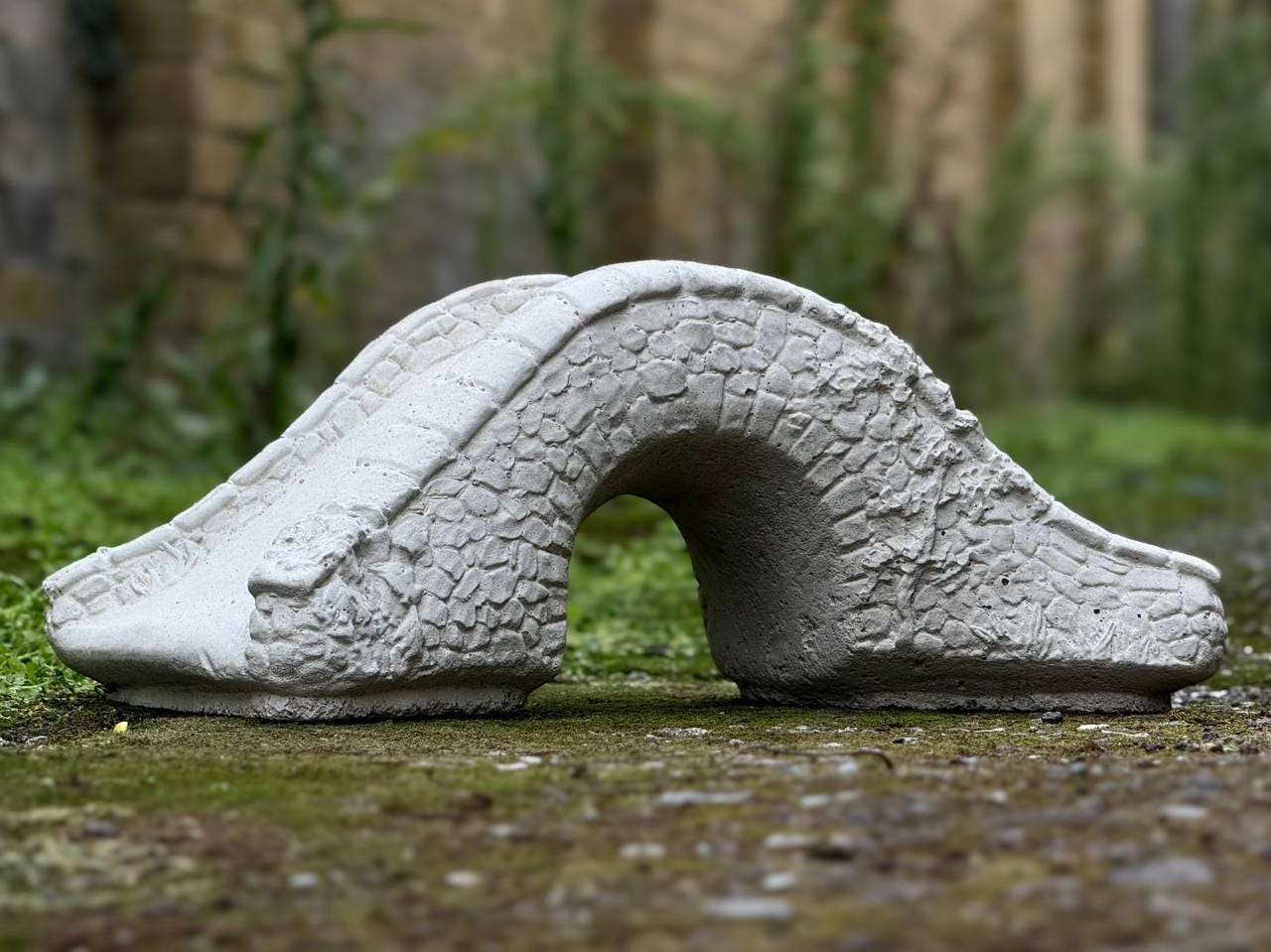 Miniature Stone Bridge Concrete Garden and Home Ornament Stone Handmade ...