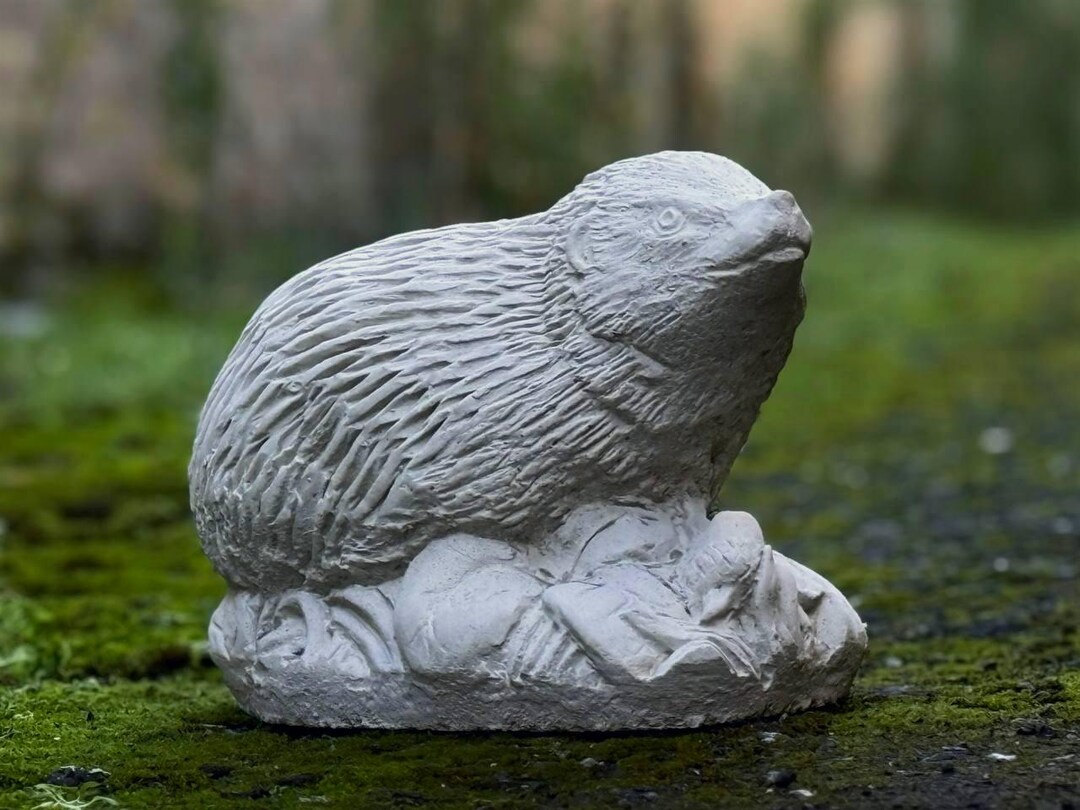 Unique Hedgehog Statue Concrete Woodland Decor Outdoor Hedgehog ...