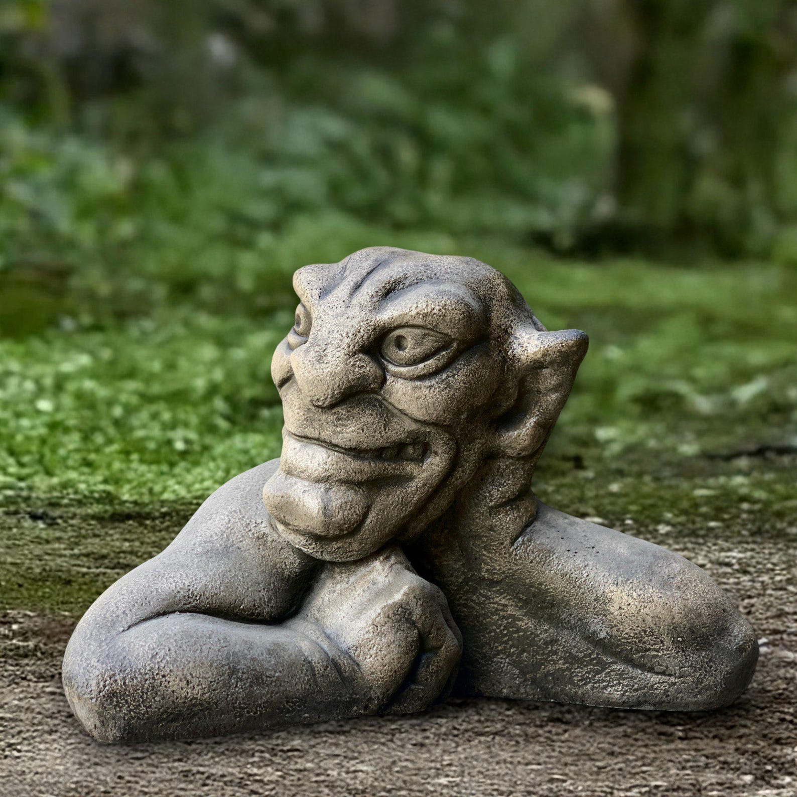 Large Gargoyle Statue Concrete Guardian Gargoyle Sculpture Cement ...