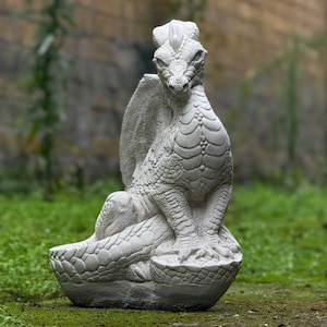 Amazing Dragon Statue Concrete Sitting Dragon Sculpture Stone Dragon ...