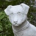 Stone Jack Russell Terrier Statue Concrete Dog Sculpture Loyal Pet ...
