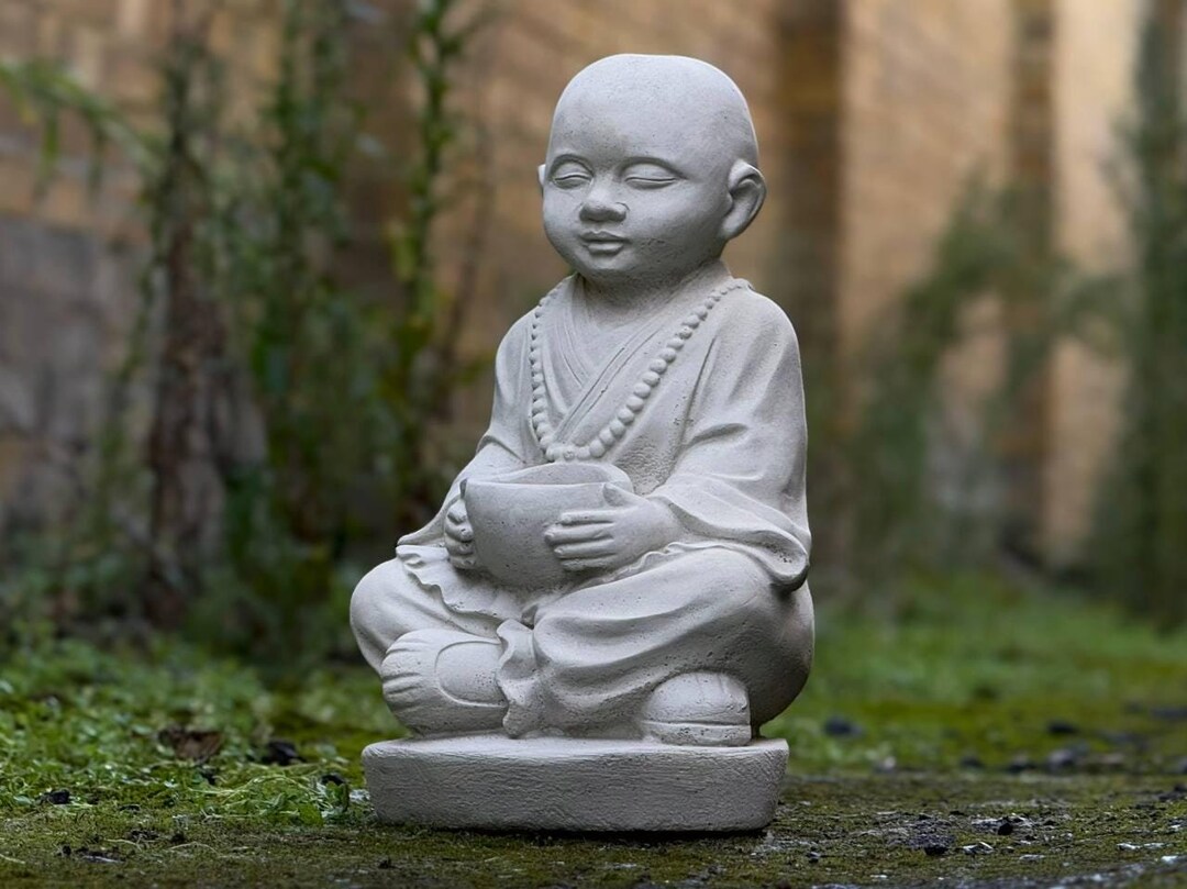 Amazing Buddha With Bowl Statue Japanese Buddha With Pot Sculpture ...