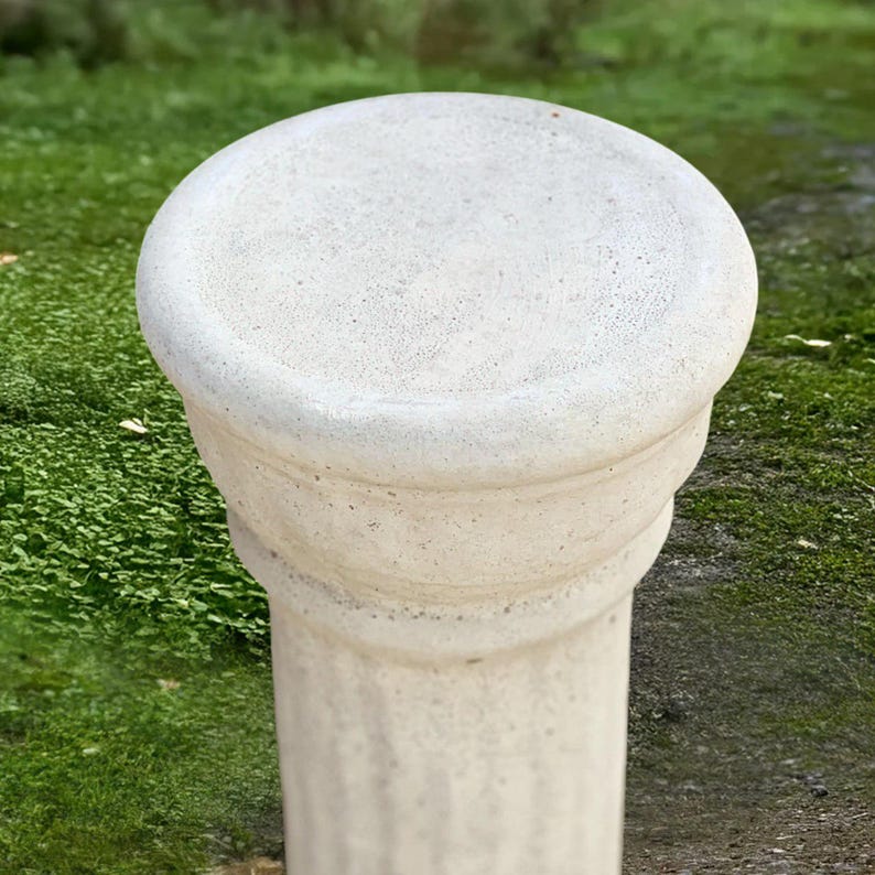 Large Stand Statue Outdoor Plinth Figurine Stone Pedestal Decoration ...