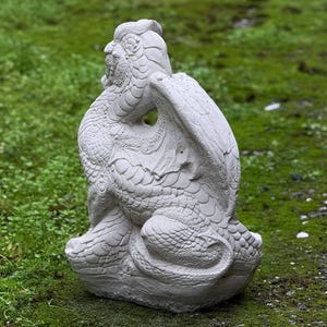 Amazing Dragon Statue Concrete Sitting Dragon Sculpture Stone Dragon ...