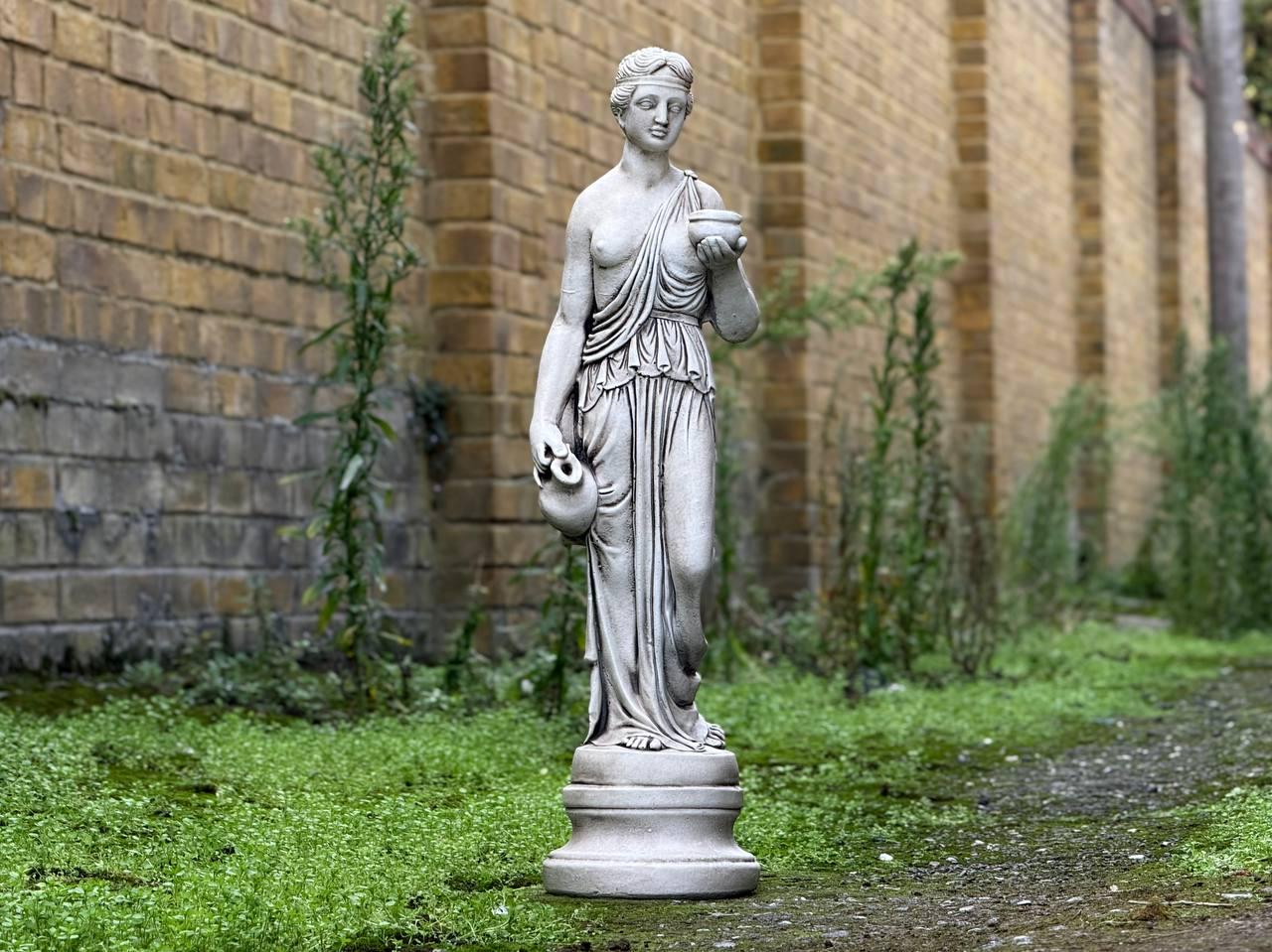 Elegant Greek Goddess Statue Classical Garden Decor Outdoor Woman ...