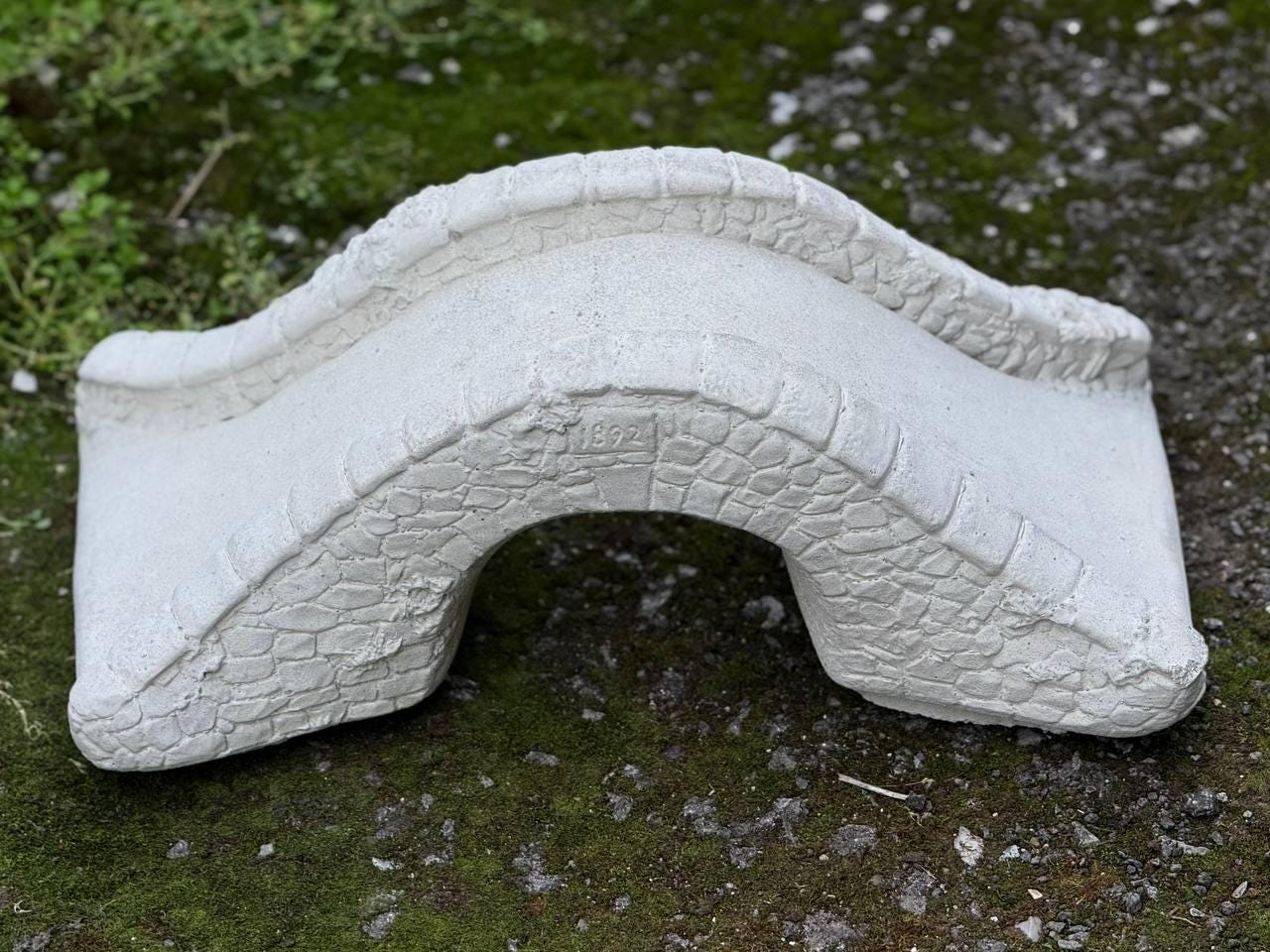 Miniature Stone Bridge Concrete Garden and Home Ornament Stone Handmade ...