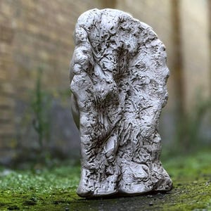 Large Modern Face Figurine Concrete Minimalist Head Sculpture Cement ...