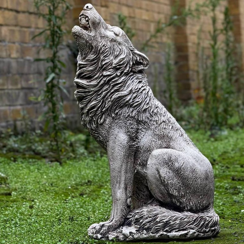 Wolf Sculpture - Etsy
