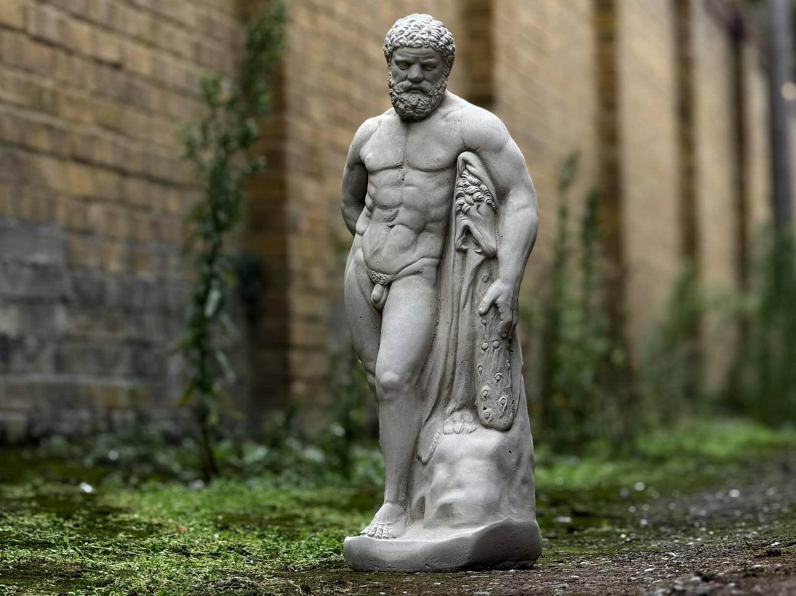 Hercules Concrete Statue Greek Mythology Garden and Home Decor Handmade ...