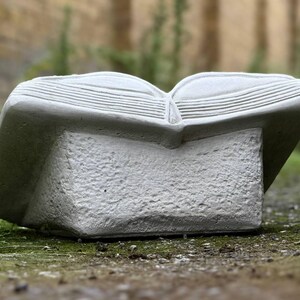 Memorial Book Statue With Engraved 'in Heaven' Message Concrete Garden ...