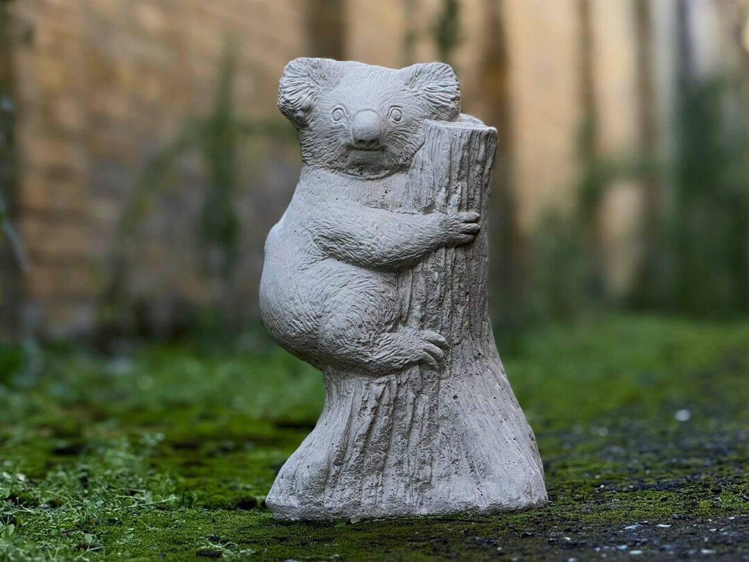 Amazing Koala Statue Concrete Woodland Decor Outdoor Koala Sculpture ...