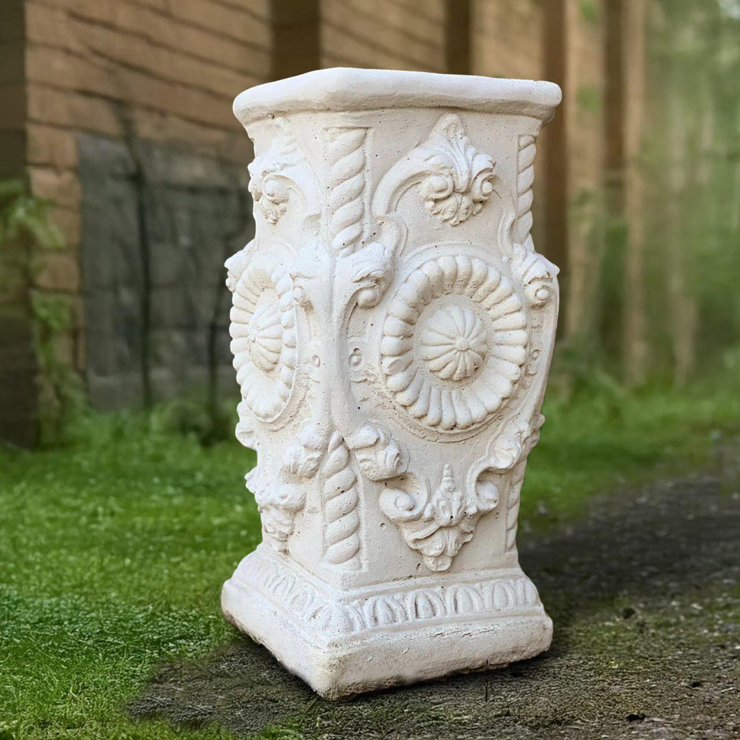 Concrete Stand Sculpture Outdoor Pedestal Statue Cement Plinth Figurine ...
