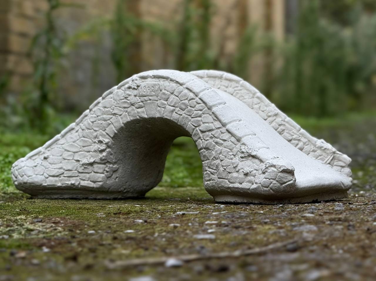 Miniature Stone Bridge Concrete Garden and Home Ornament Stone Handmade ...