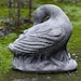 Garden Guck Sculpture Stone Goose Figurine Concrete Bird Statue Cement ...