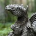 Stone Dragon Family Garden Statue Concrete Dragon Decoration Outdoor ...