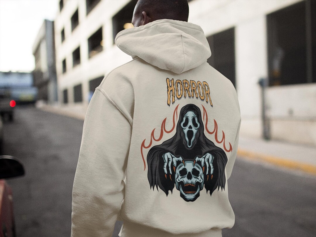 Horror Hoodie Unisex Trendy Horror Sweatshirt Gothic Horror Clothing ...